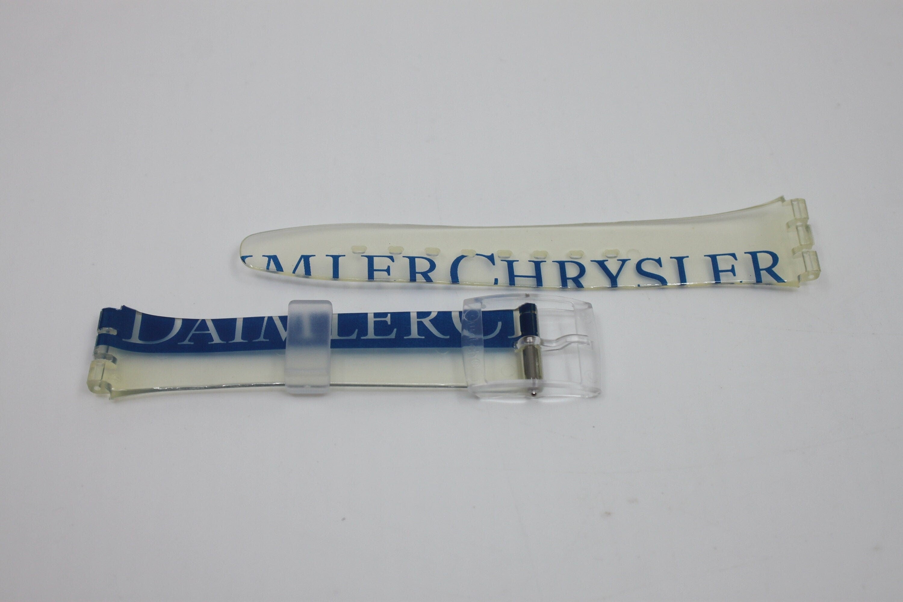 1996, Vintage Swatch Strap, 'Transparent' 'Daimler-Chrysler', GZ157, 1 ...
