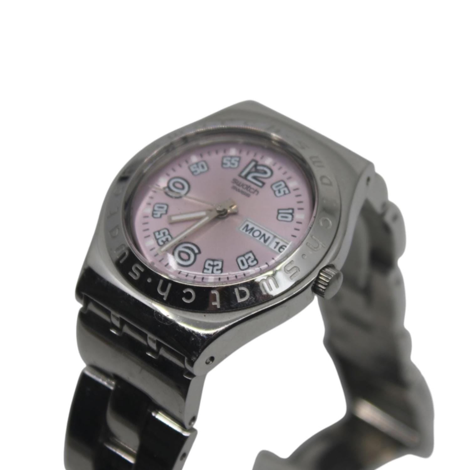 Swatch Irony, 'Ciel Clair Violet' , YLG706G , NO box, with NON-origina ...